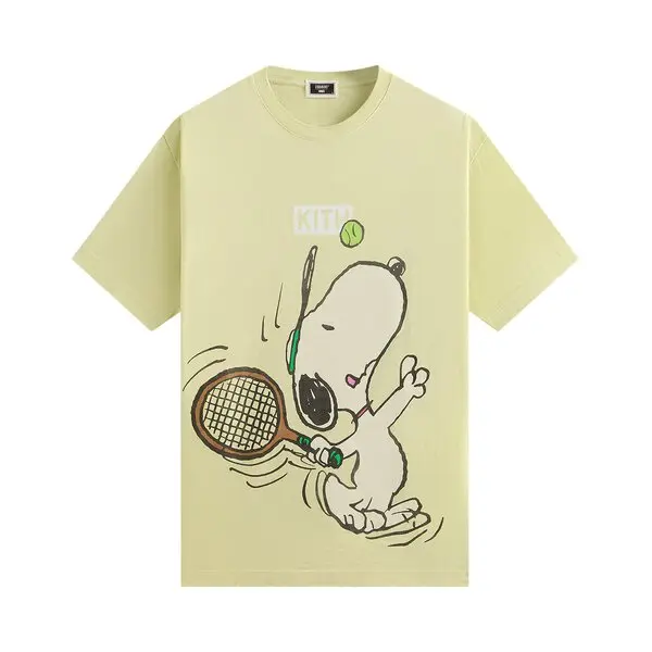 Kith For Peanuts Tennis Vintage Tee - Yellow