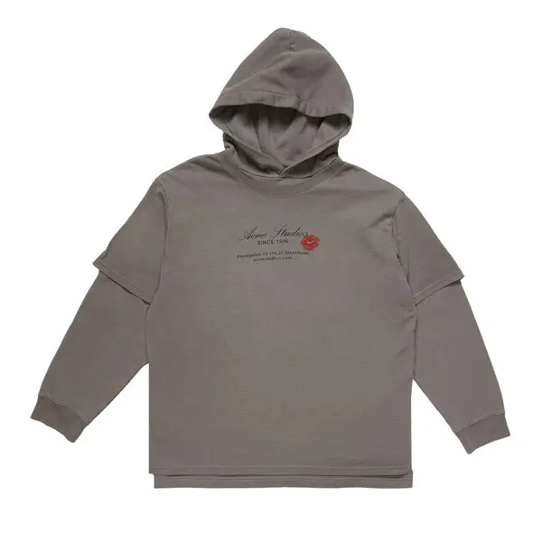Acne Studios Long Sleeve Sweatshirt - Grey