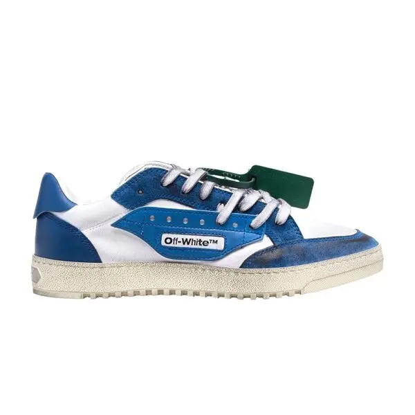 Off-White 5.0 Low Vintage Finish Sneakers - Blue
