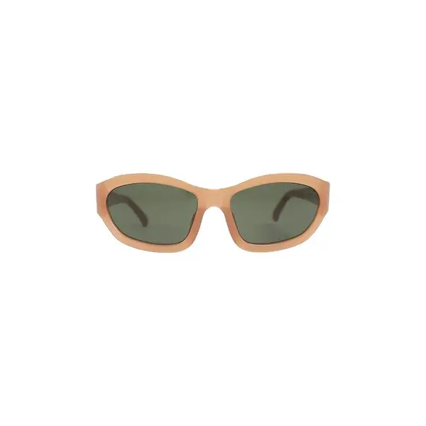 Dries Van Noten X Linda Farrow Rectangle Sunglasses - Brown
