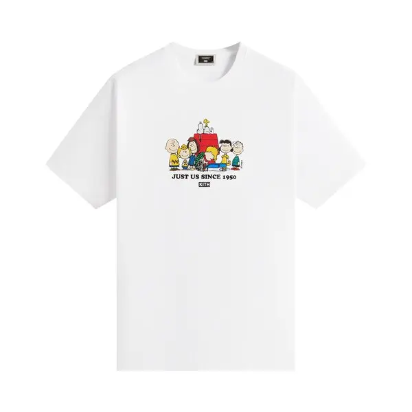 Kith For Peanuts Just Us Since 1950 Tee - White