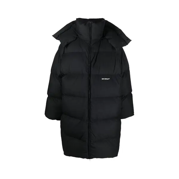 Off-White Bounce Hooded Down Long Puffer