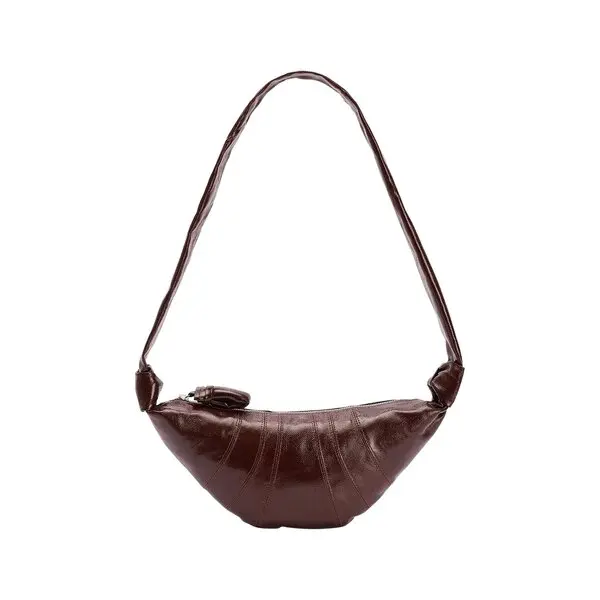LEMAIRE Small Croissant Bag - Brown