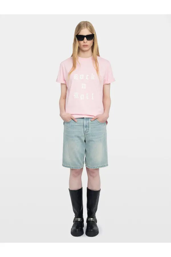 Zadig&Voltaire Edwin T-shirt - Pink / Stripe