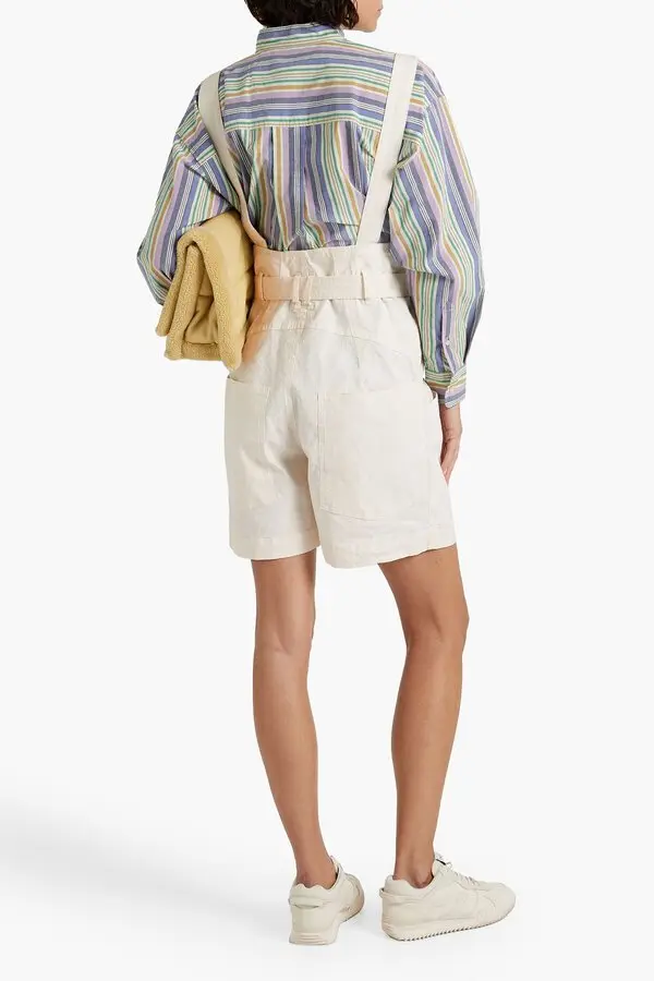 Isabel Marant Étoile Effie Linen-blend Ripstop Shorts