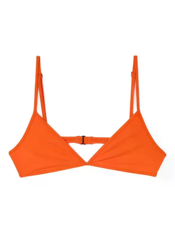Sunnei Triangle Reversible Bikini Top - Orange