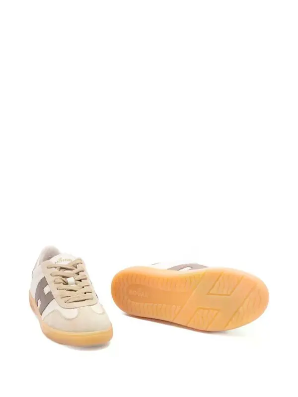 Hogan Panelled Sneakers - Neutrals