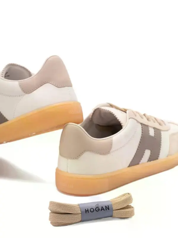Hogan Panelled Sneakers - Neutrals