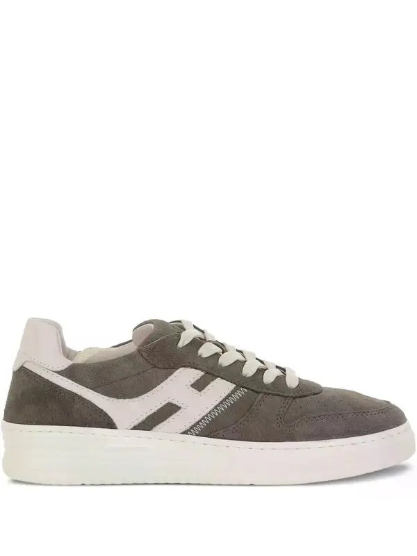 Hogan H630 Suede Logo Sneakers - Brown