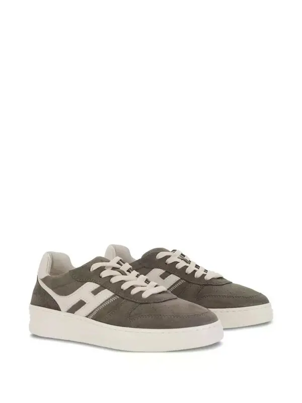Hogan H630 Suede Logo Sneakers - Brown