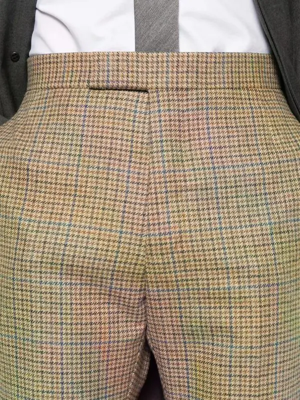Thom Browne Checked Straight-leg Trousers