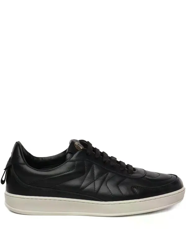 GIULIANO GALIANO Dynasty Quilted Lace-up Sneakers - Black