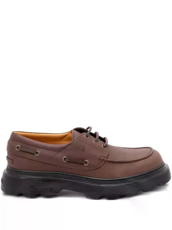 TOD'S Leather Boat Shoes