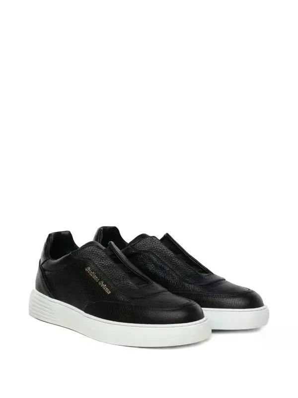 GIULIANO GALIANO Logo-detail Trainers - Black