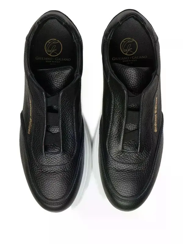 GIULIANO GALIANO Logo-detail Trainers - Black