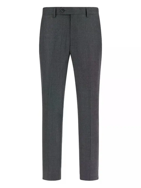 Boggi Milano Bird's Eye Wool Trousers