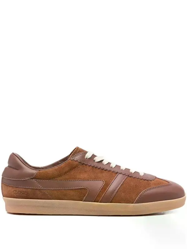 Closed Panelled Sneakers - Brown