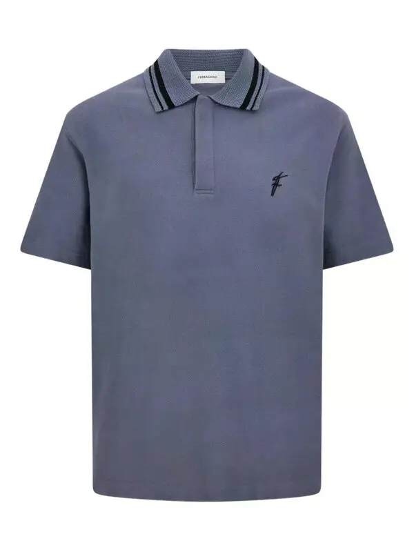 FERRAGAMO Piqué Polo Shirt