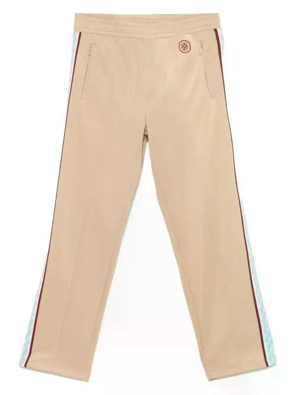 Drole De Monsieur Side-stripe Track Pants - Neutrals