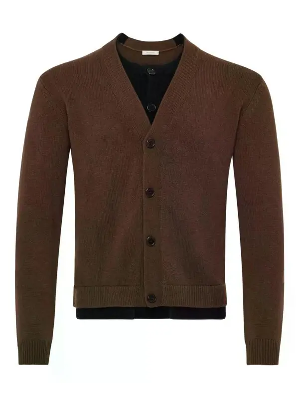 JW Anderson Layered Cardigan - Brown