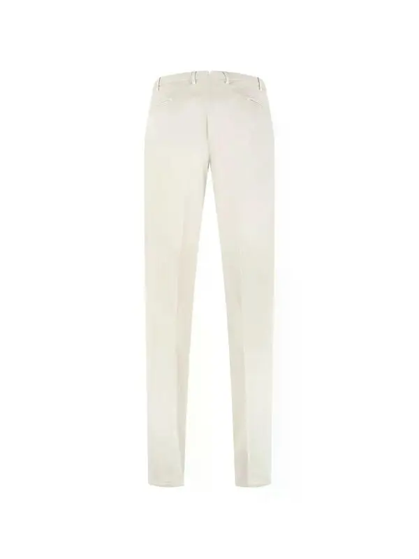 THE (ALPHABET) Cotton-blend Chino Trousers - White