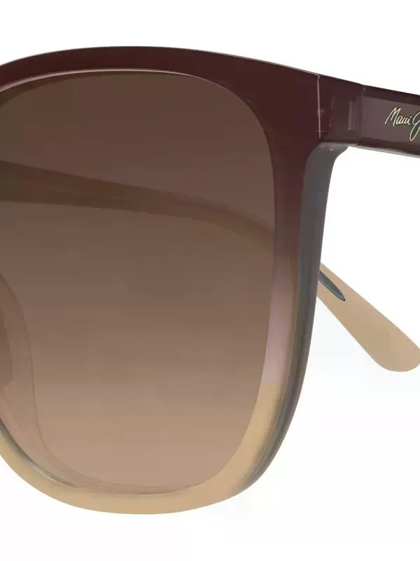 Maui Jim Ombre Square Sunglasses In Brown - 34% Off  display picture 3
