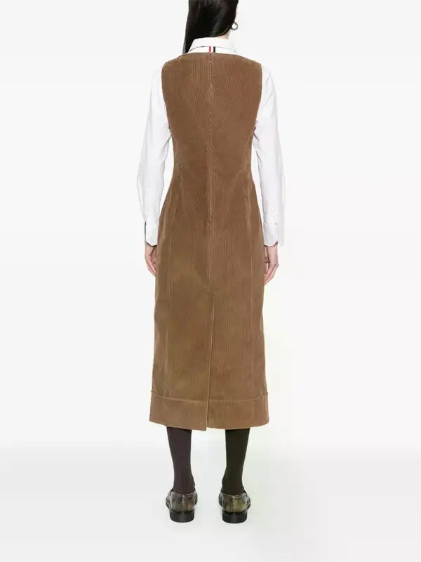 Thom Browne Corduroy Midi Dress