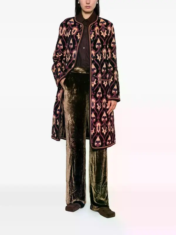 Etro Paisley-pattern Reversible Coat - Blue