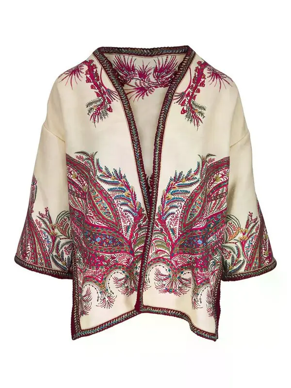 Etro Paisley-patterned Jacket - Neutrals