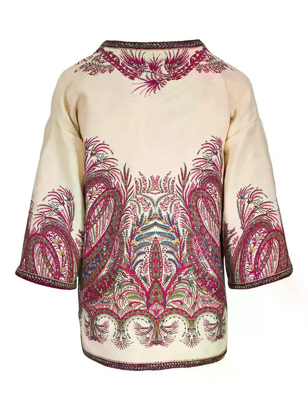 Etro Paisley-patterned Jacket - Neutrals