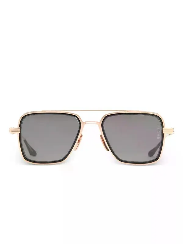 Dita Flight 006 Pilot-frame Sunglasses - Gold