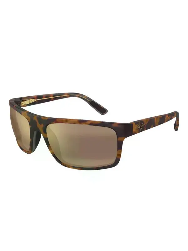 Maui Jim Tortoiseshell Rectangular Sunglasses