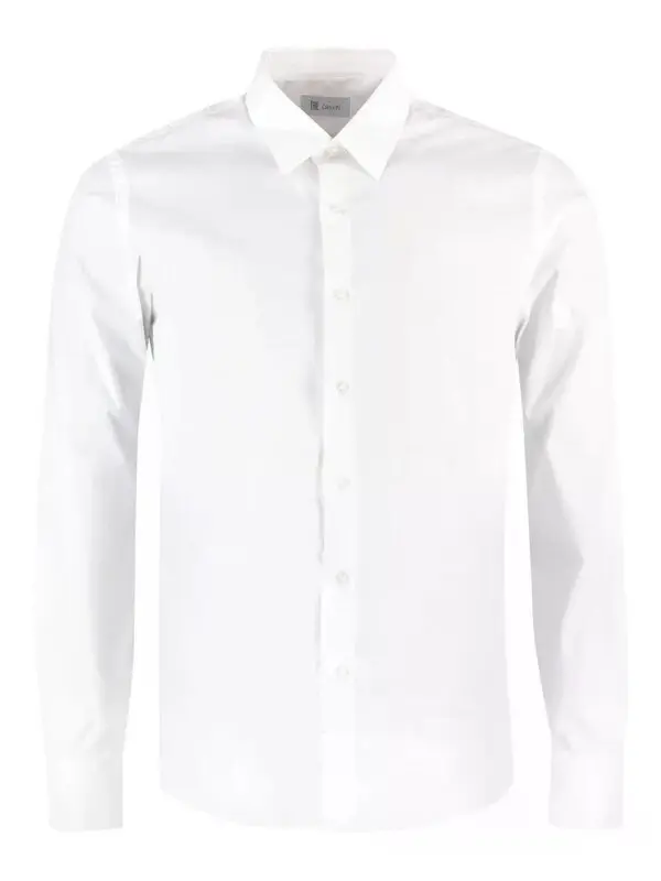 THE (ALPHABET) Cotton Shirt - White