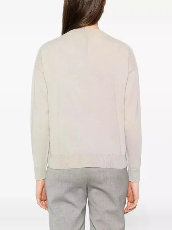 Peserico Embellished Cashmere-blend Sweater