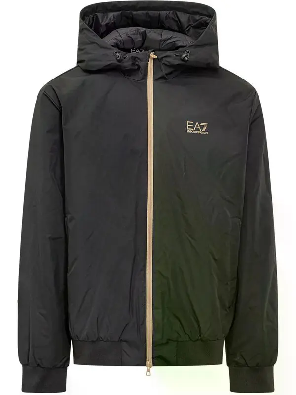 EA7 Logo-print Zip-up Jacket