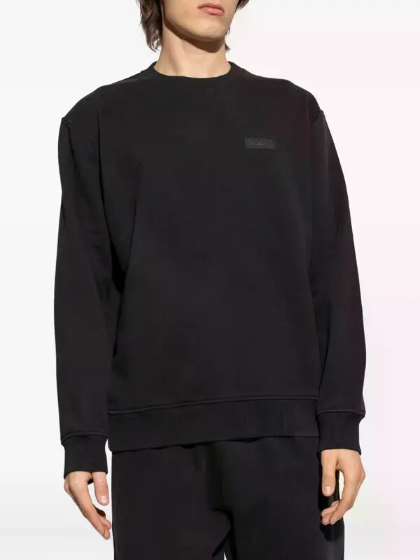 Givenchy Logo-plaque Sweatshirt - Black