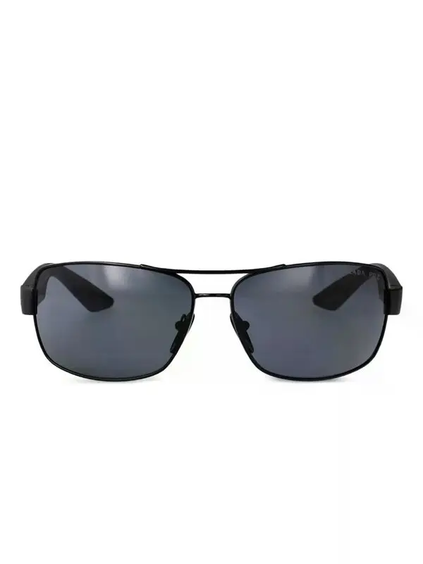 Prada Metal Rectangle Sunglasses