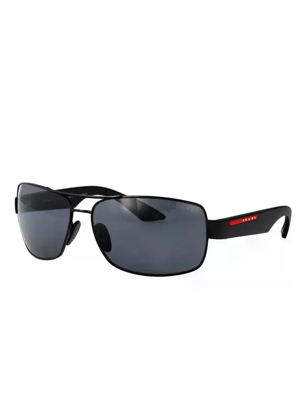 Prada Metal Rectangle Sunglasses