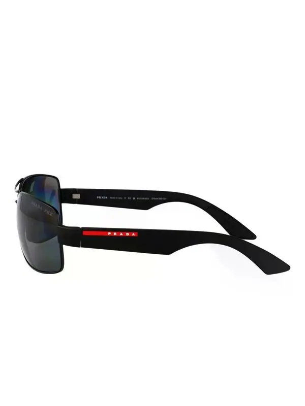 Prada Metal Rectangle Sunglasses
