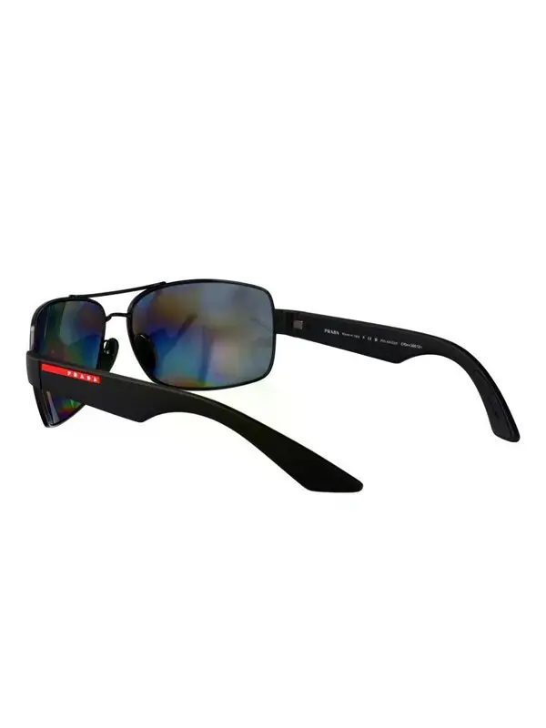 Prada Metal Rectangle Sunglasses