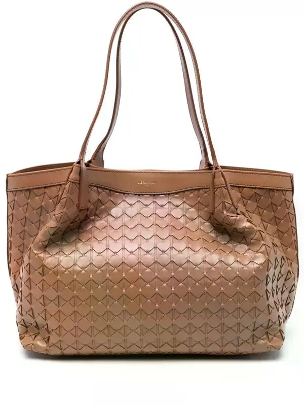 SERAPIAN Small Secret Tote Bag - Brown