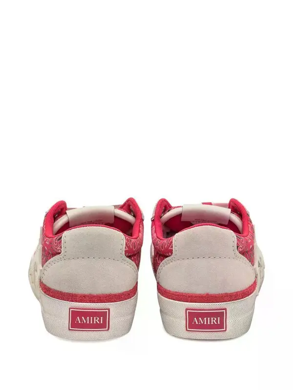 Amiri Bandana Skate Paisley-print Trainers - Red