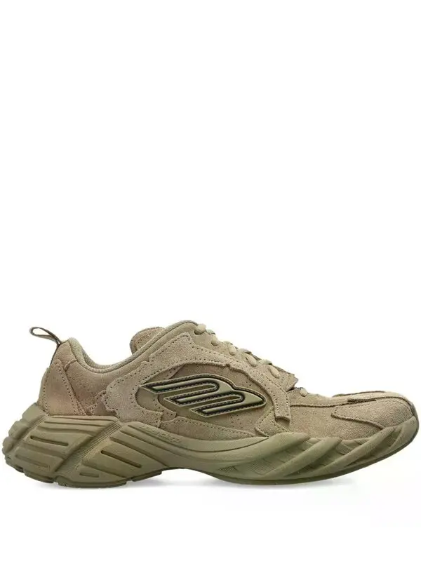 Balenciaga Monday Suede Sneakers - Neutrals