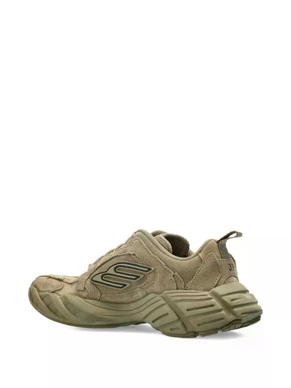Balenciaga Monday Suede Sneakers - Neutrals