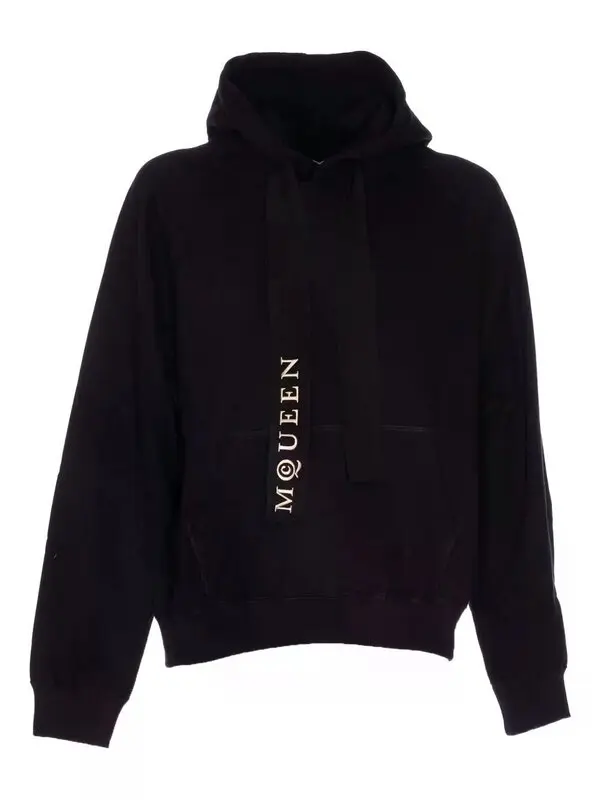 Alexander McQueen Logo-print Kangaroo-pocket Hoodie