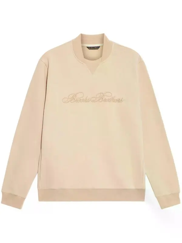 Brooks Brothers Logo-embroidered Crewneck Sweatshirt