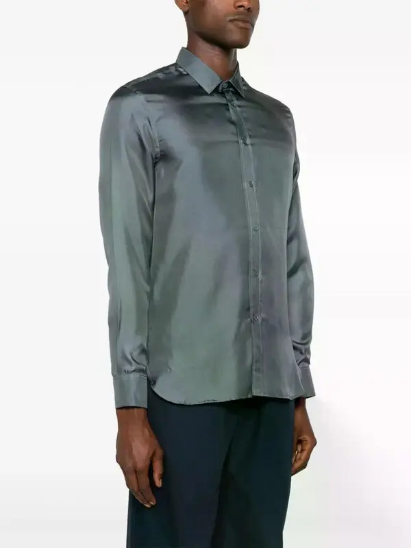 MODES Lightweight Silk Shirt - Grey