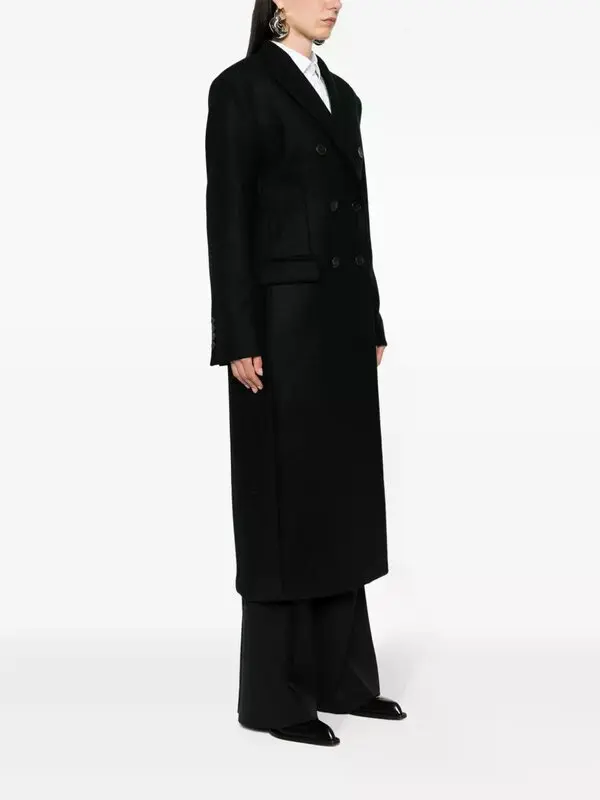 MODES Double-breasted Wool Coat