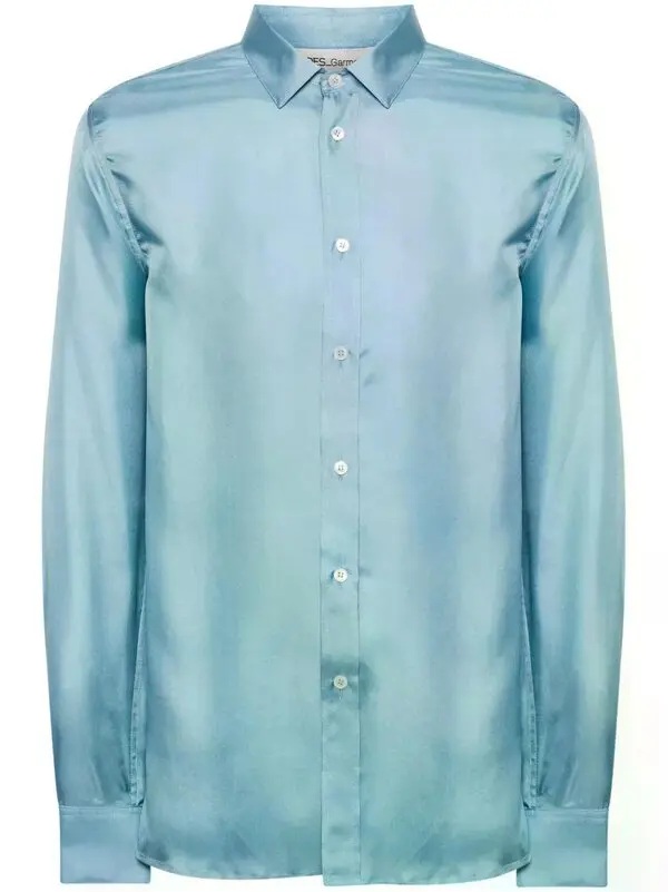 MODES Lightweight Silk Shirt - Blue