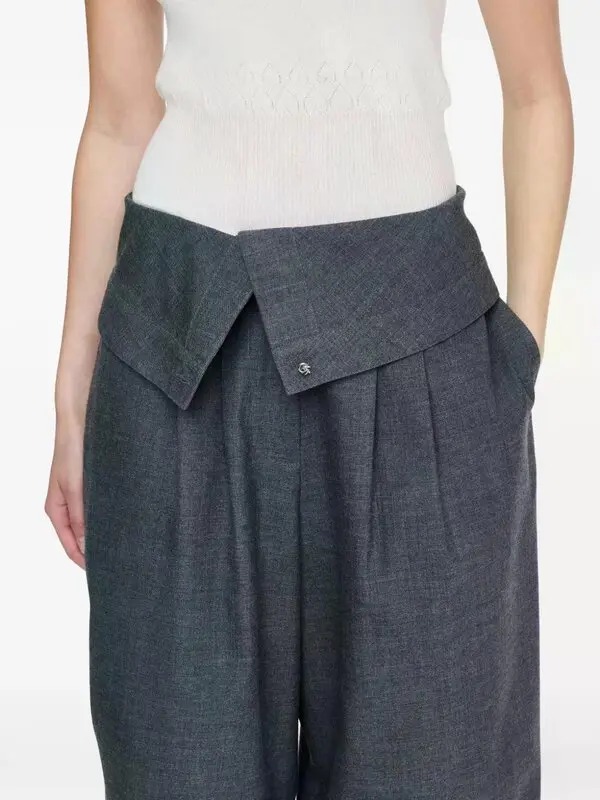 JW Anderson Wrap-front Pleated Trousers